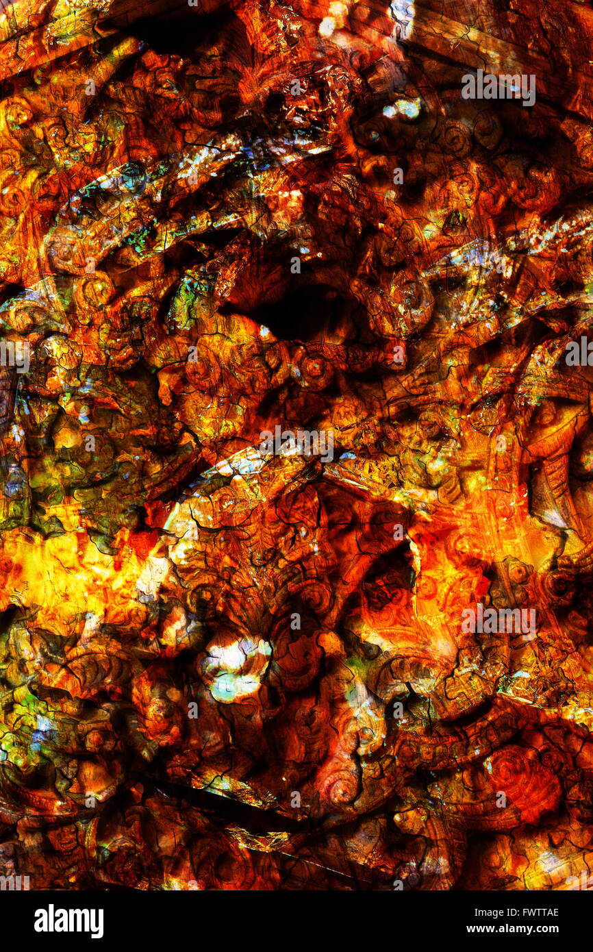 Pattern background with reflection. Computer college. Orange color ...