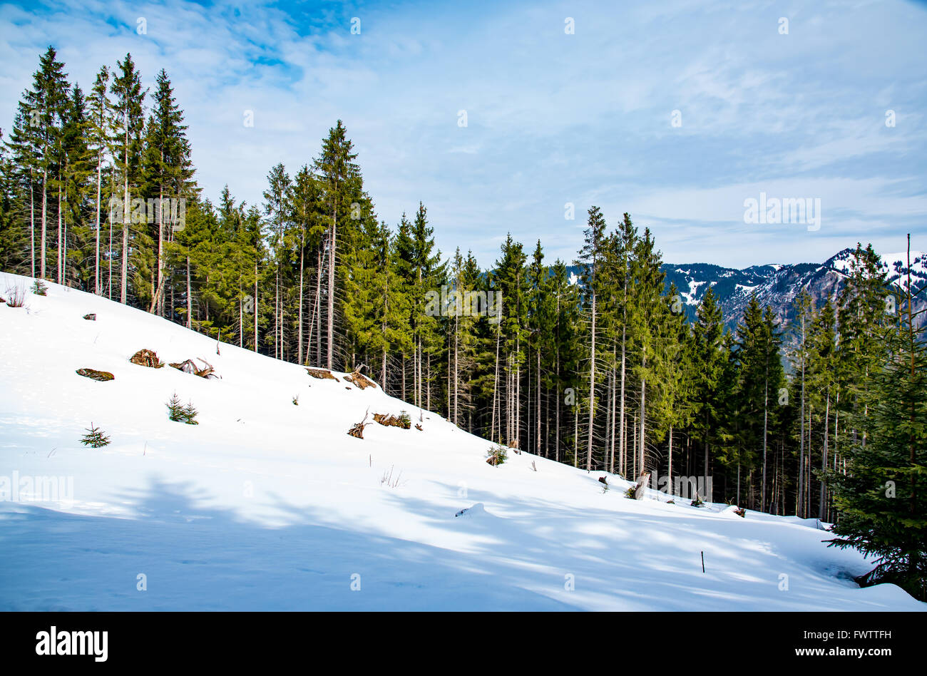 Mountain landscape in Germany Stock Photo - Alamy