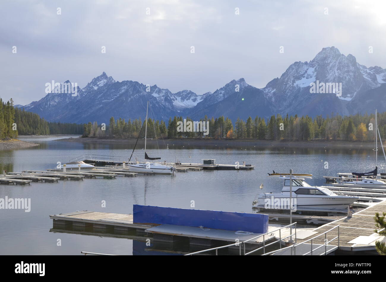 Colter bay marina hi-res stock photography and images - Alamy