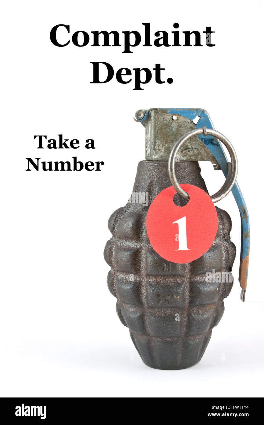 Complaint department Cut Out Stock Images & Pictures - Alamy