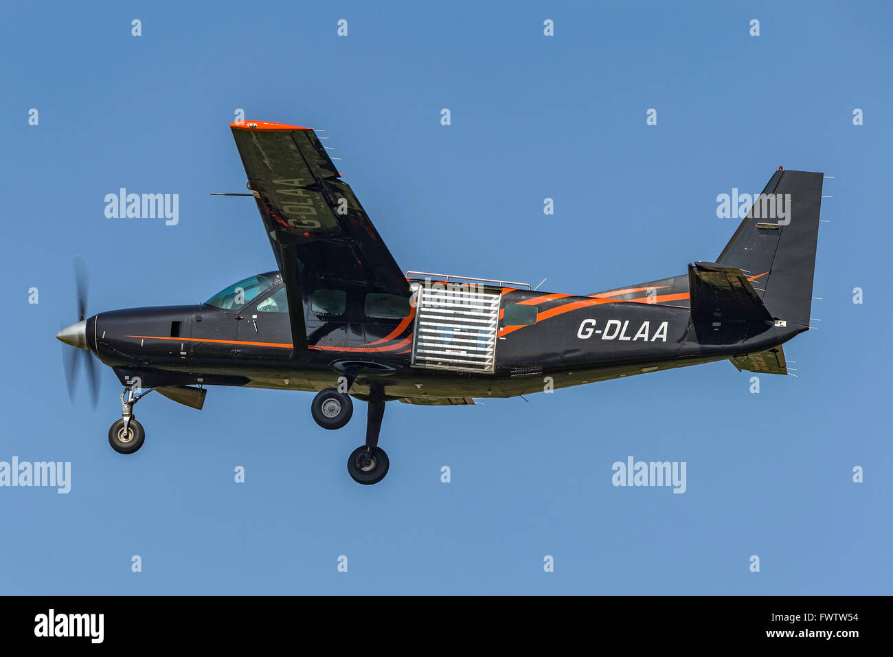 Cessna 208 Caravan light utility aircraft G-DLAA Stock Photo - Alamy