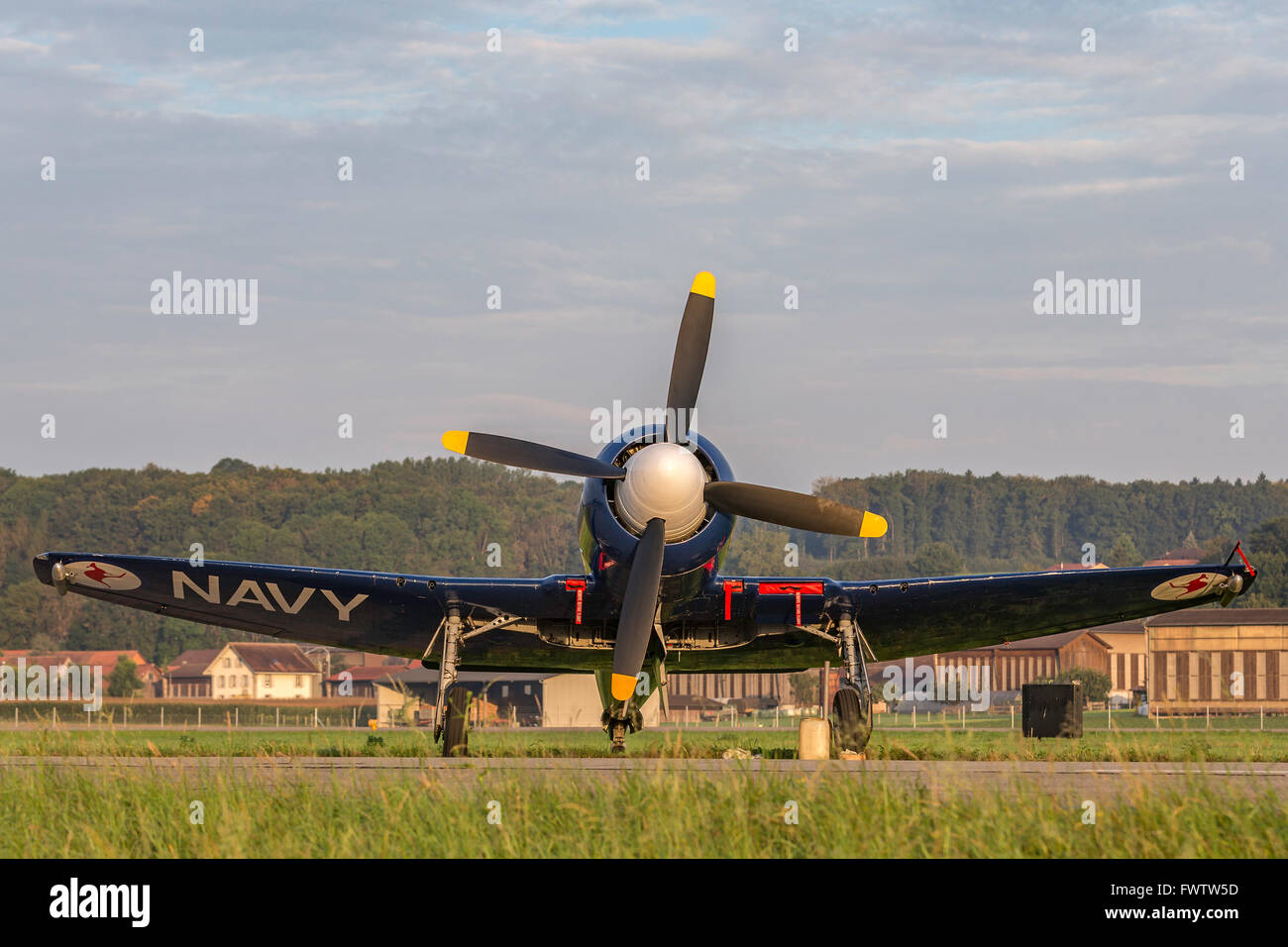 Hawker Sea Fury FB11 F-AZXJ naval fight aircraft Stock Photo - Alamy