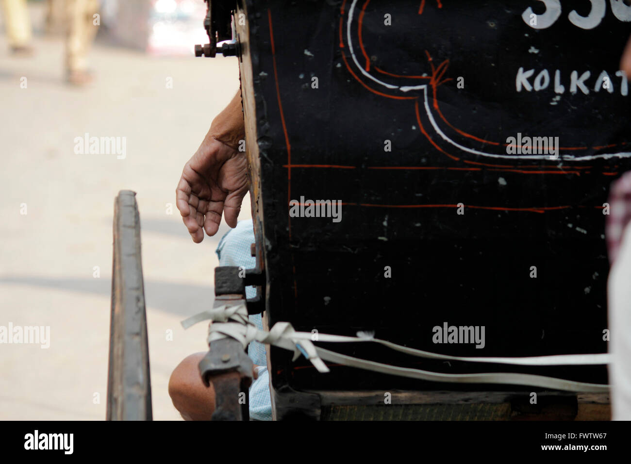 Rickshaw puller hi-res stock photography and images - Alamy