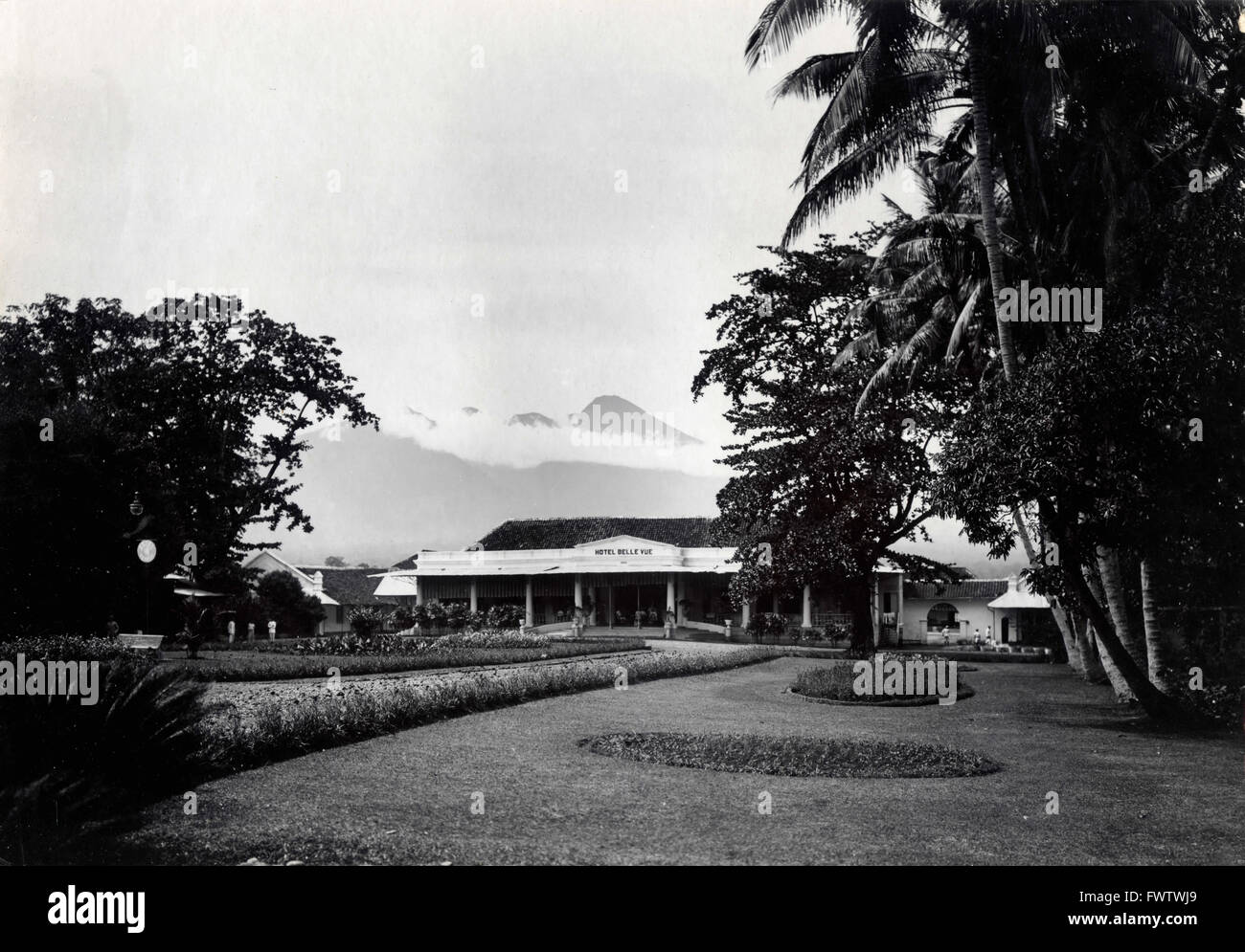 Hotel Bellevue, Buitenzorg, Java, Indonesia Stock Photo - Alamy