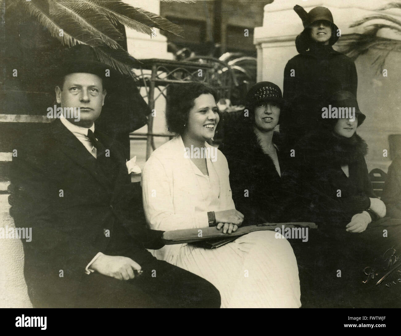 Small family group, Italy Stock Photo - Alamy