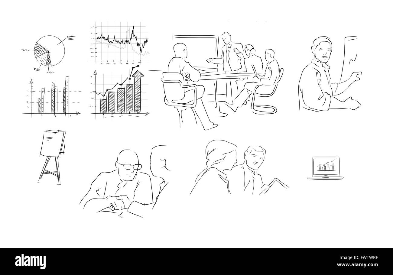 Business colleagues Black and White Stock Photos & Images - Alamy