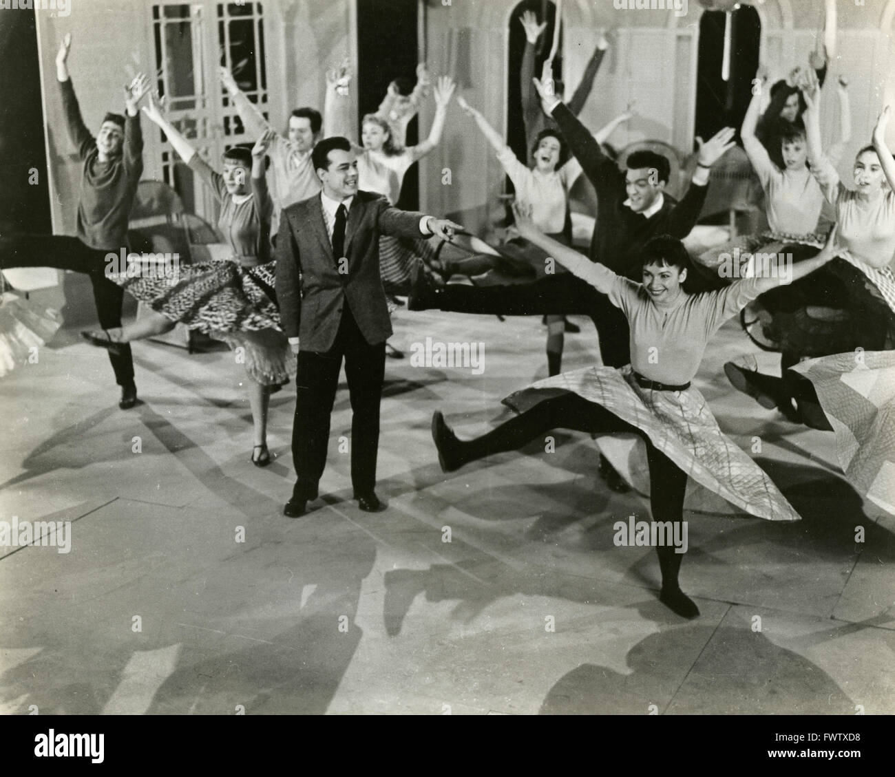Julius LaRosa in the film Let's Rock, USA 1958 Stock Photo - Alamy