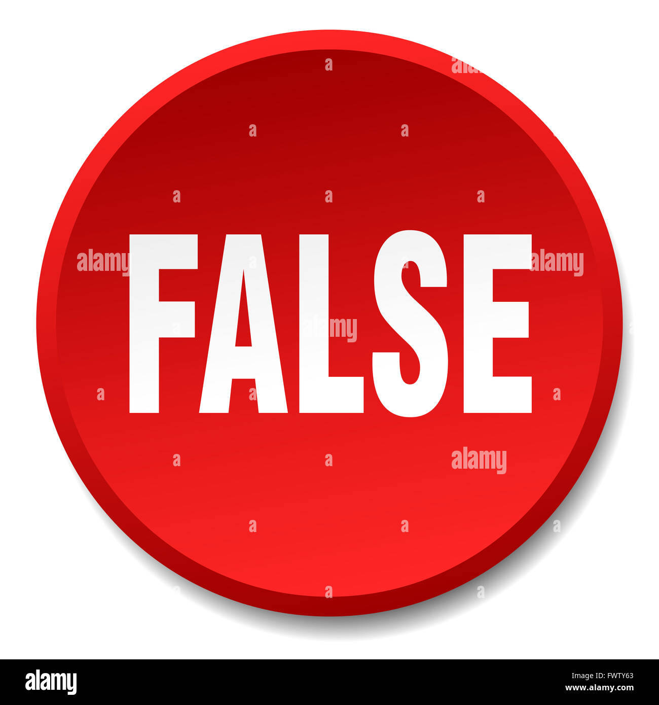 False round red sticker hi-res stock photography and images - Alamy