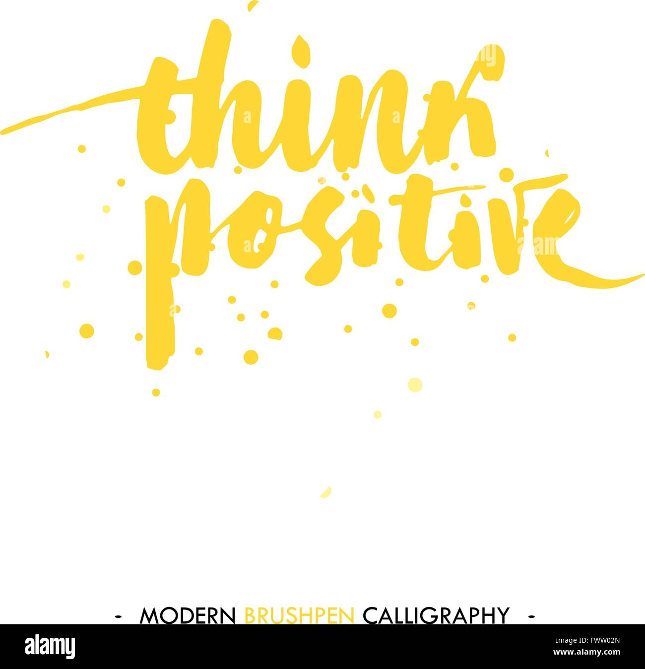 Color inspirational quote isolated on white background Stock Vector ...