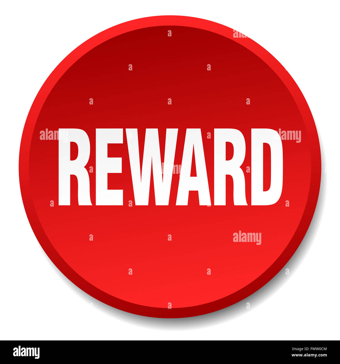 reward red round flat isolated push button Stock Photo - Alamy