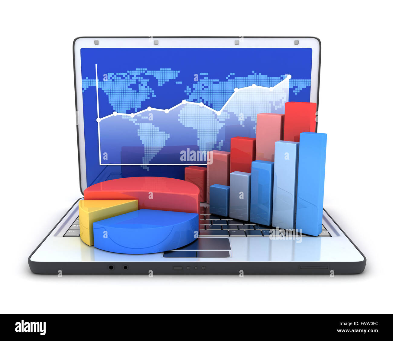 Diagram icon sign in Cut Out Stock Images & Pictures - Alamy