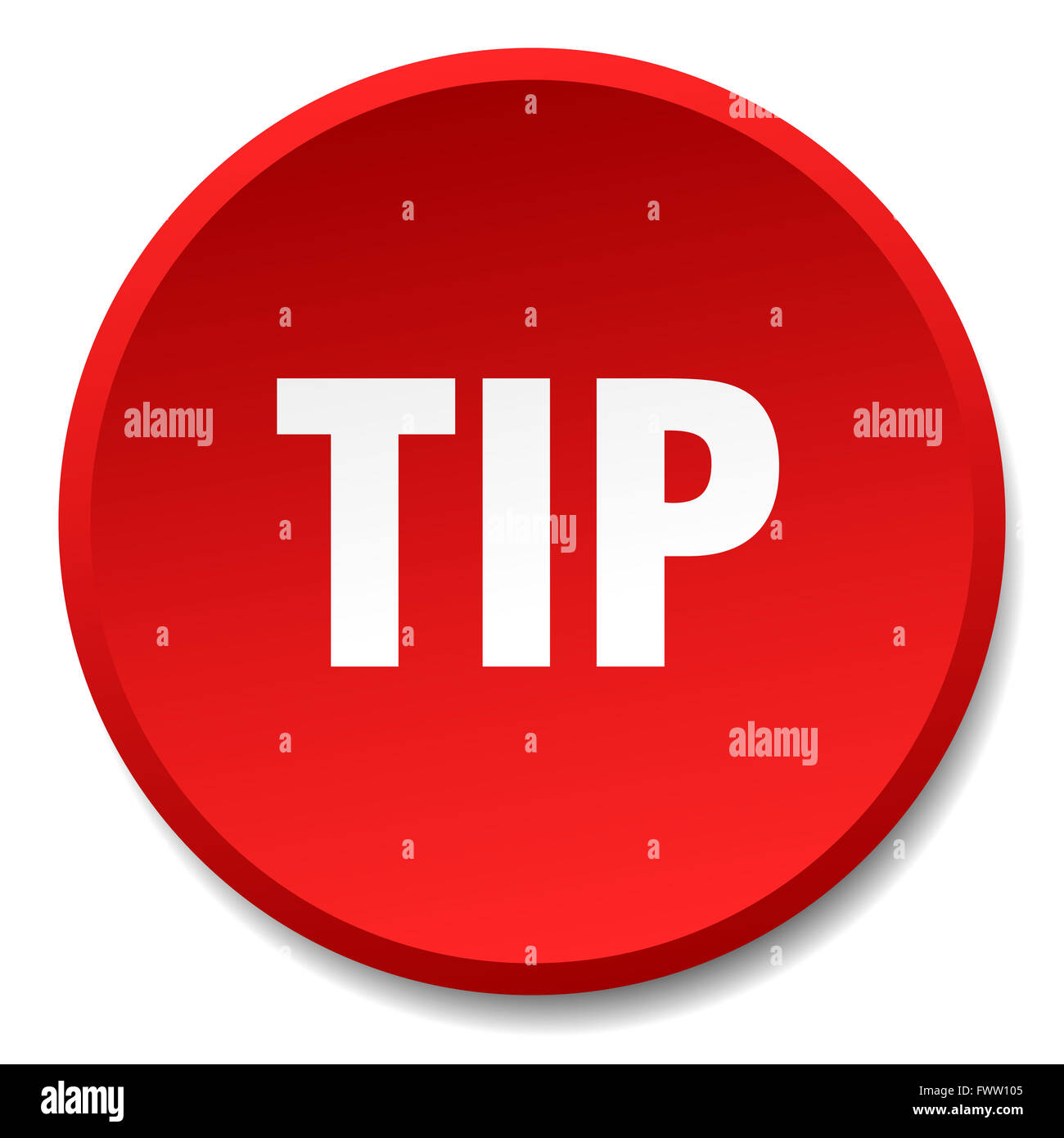 tip red round flat isolated push button Stock Photo - Alamy