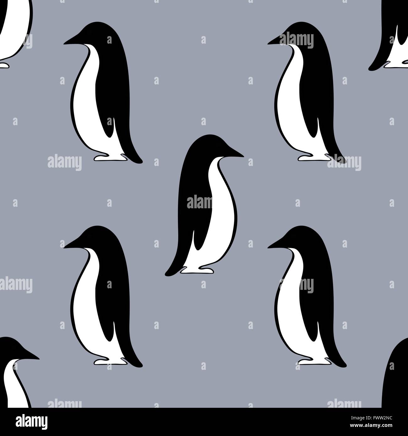 penguin background, vector Stock Vector Image & Art - Alamy