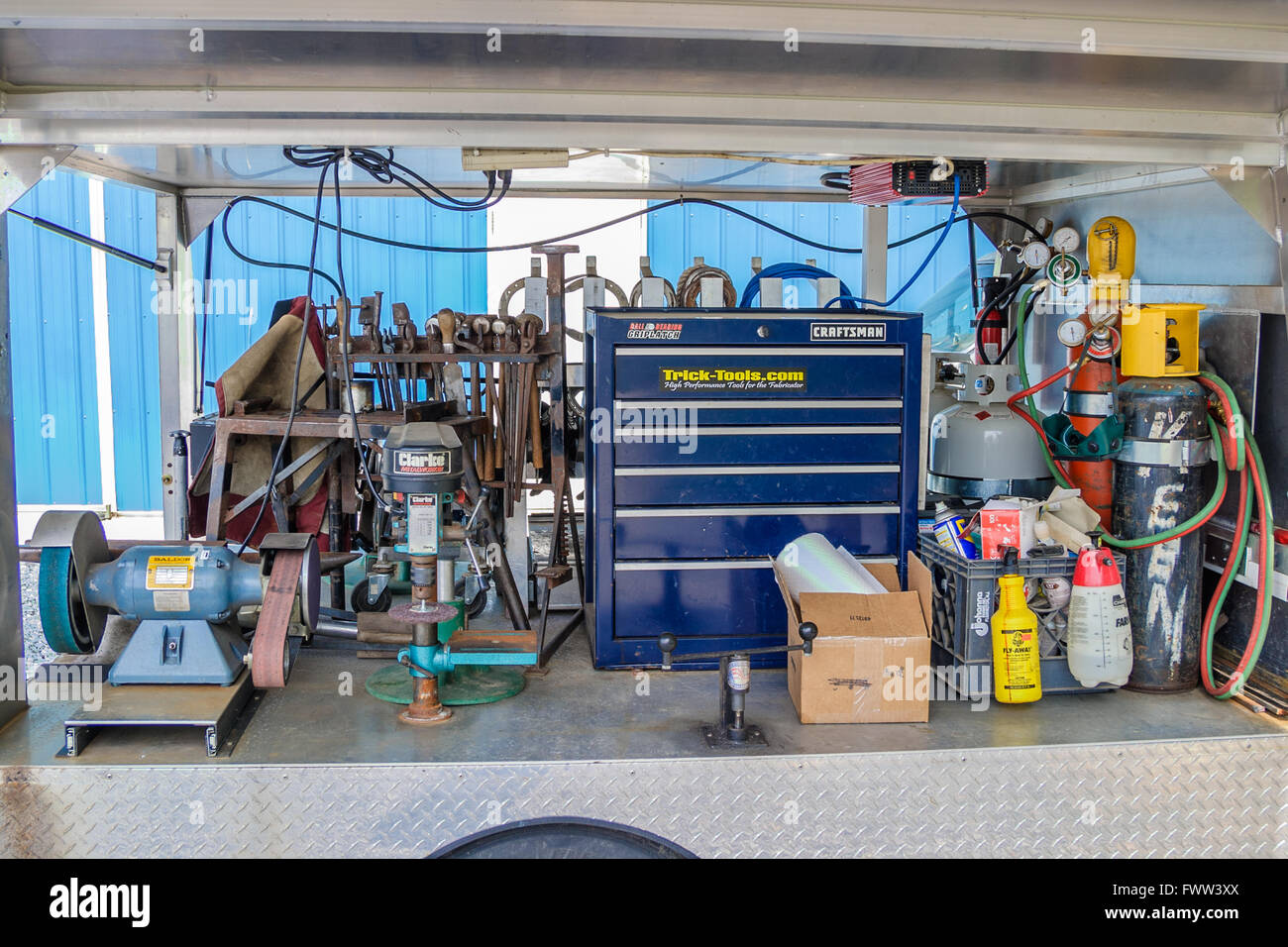 Farrier's Mobile Workshop Stock Photo - Alamy
