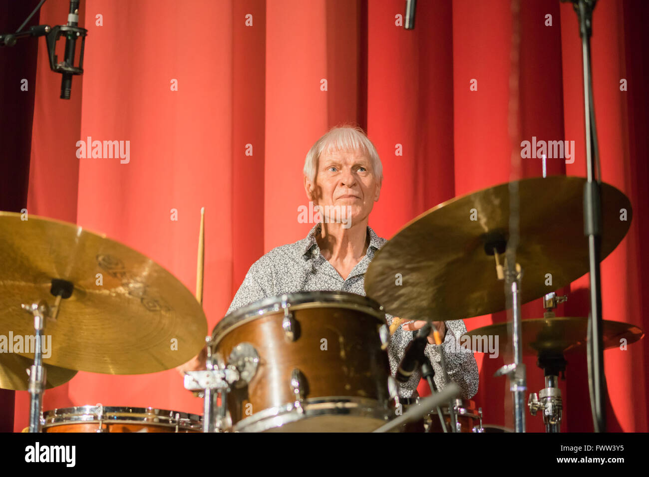 Drummer Alex Riel Stock Photo - Alamy
