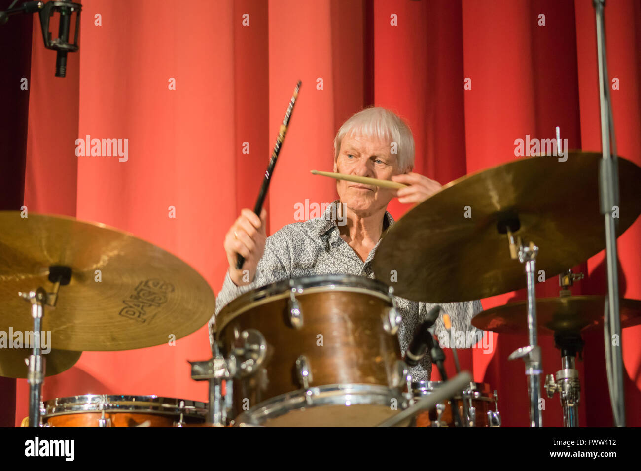 Drummer Alex Riel Stock Photo - Alamy