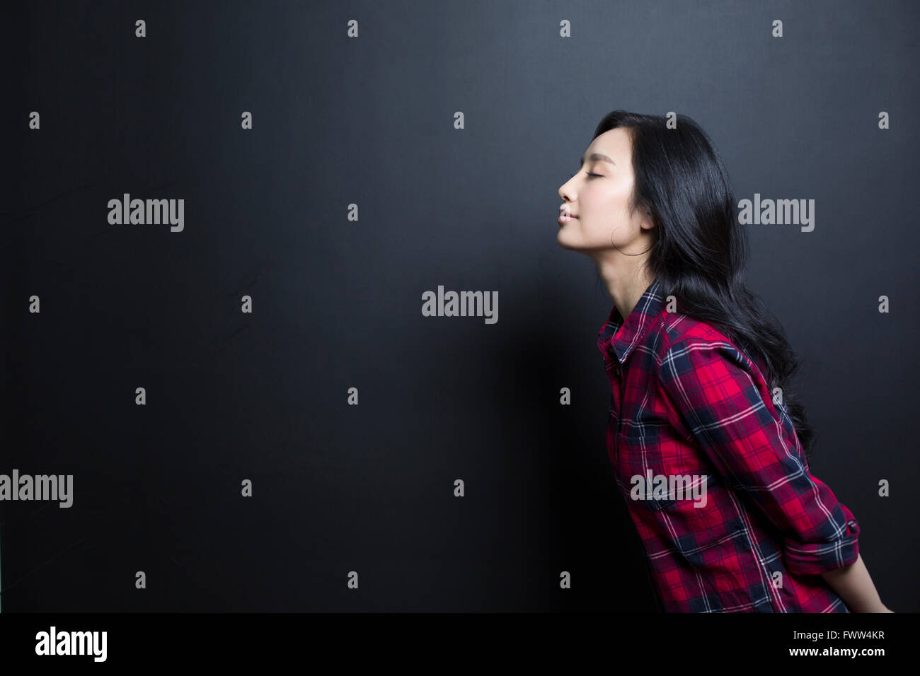 Woman bending down back hi-res stock photography and images - Alamy