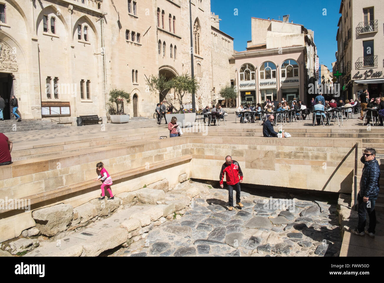 France aude narbonne via domitia hi-res stock photography and images ...