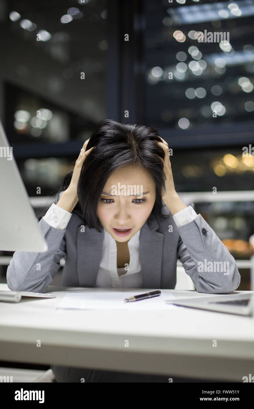 Funny Women Scratching In Office