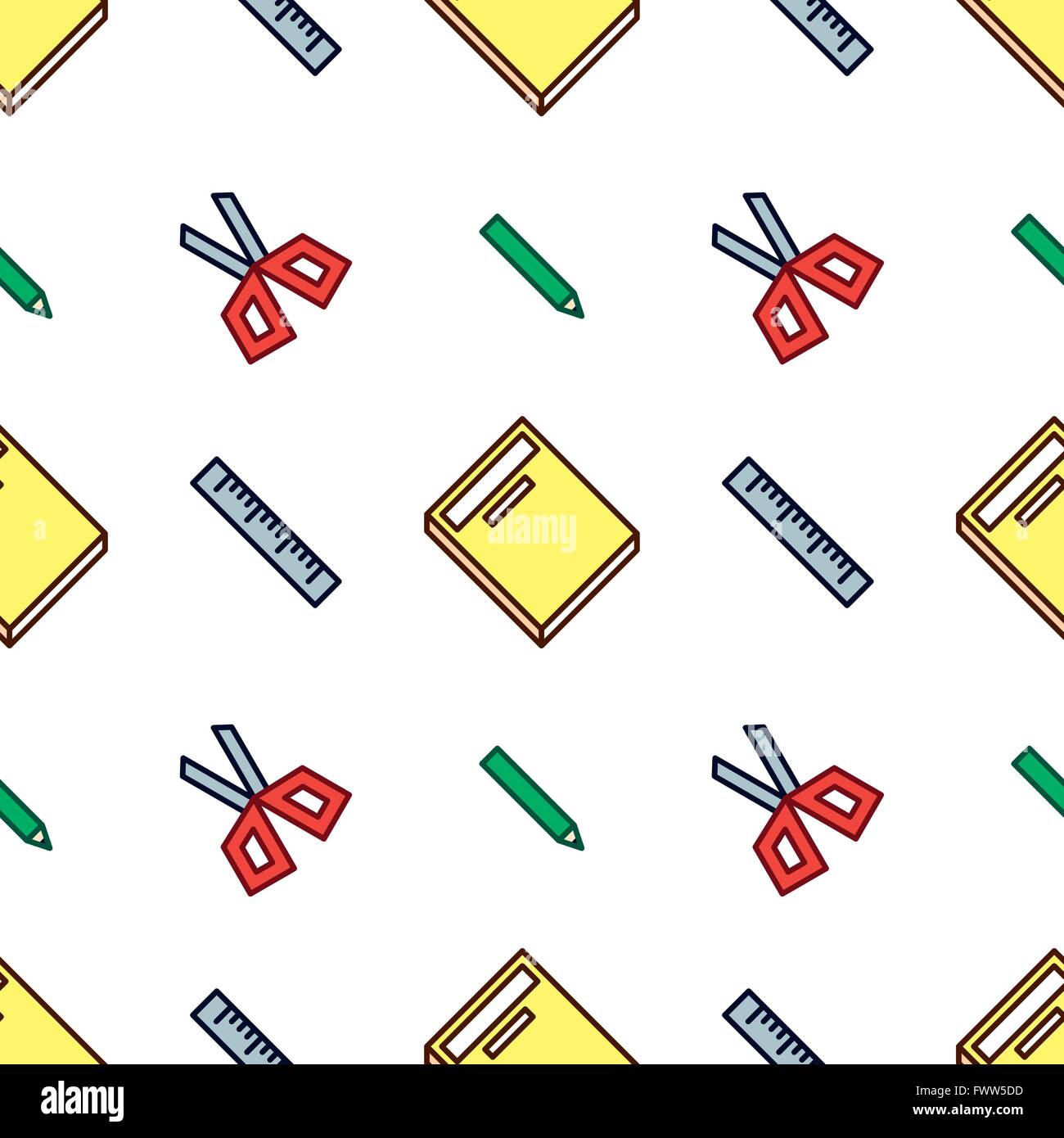 Blue book stationery on Stock Vector Images - Alamy