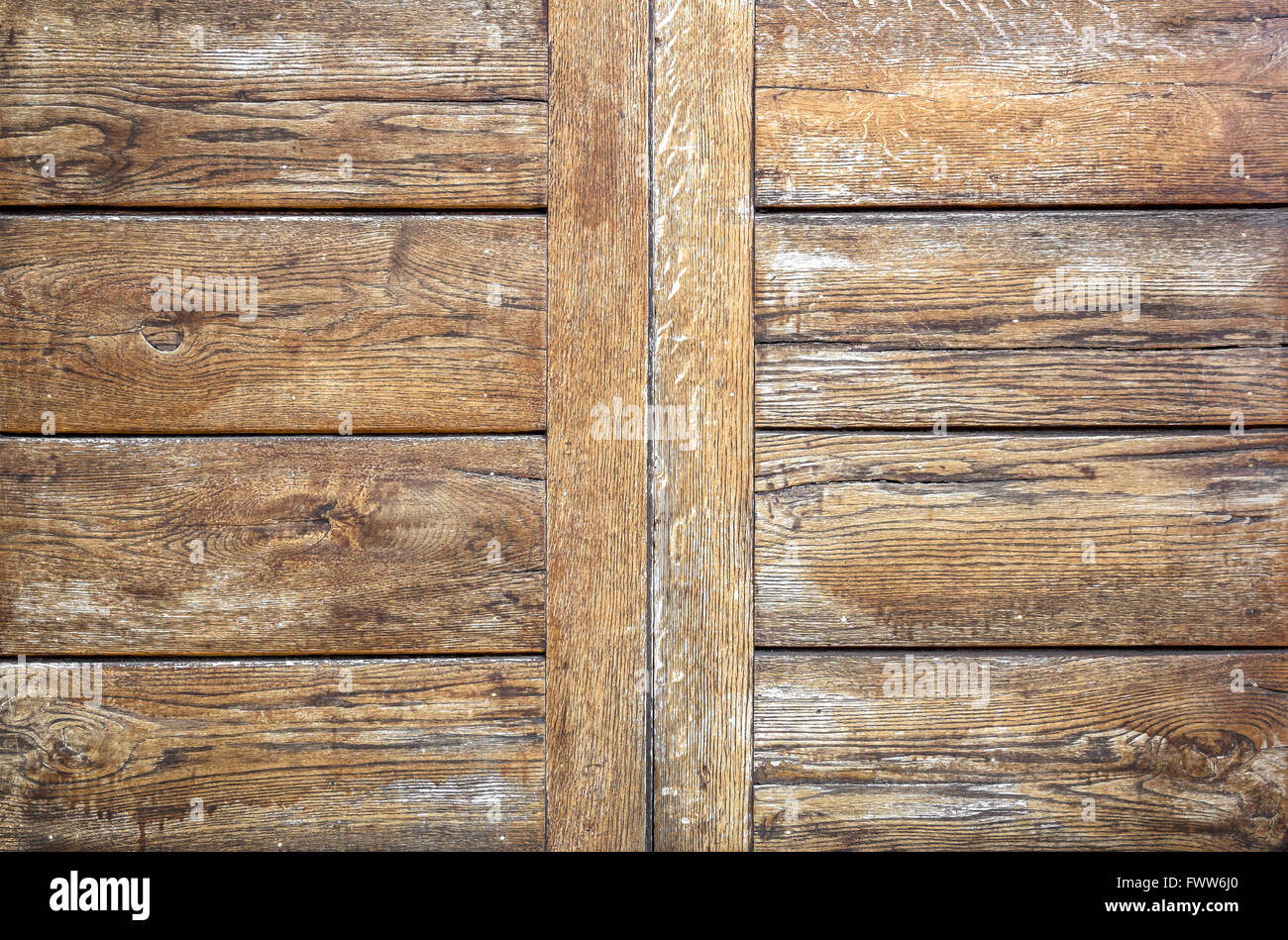 Wooden table background, top view from above Stock Photo - Alamy