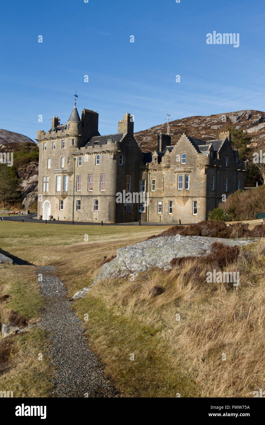 Amhuinnsuidhe castle, Isle of Harris Stock Photo - Alamy