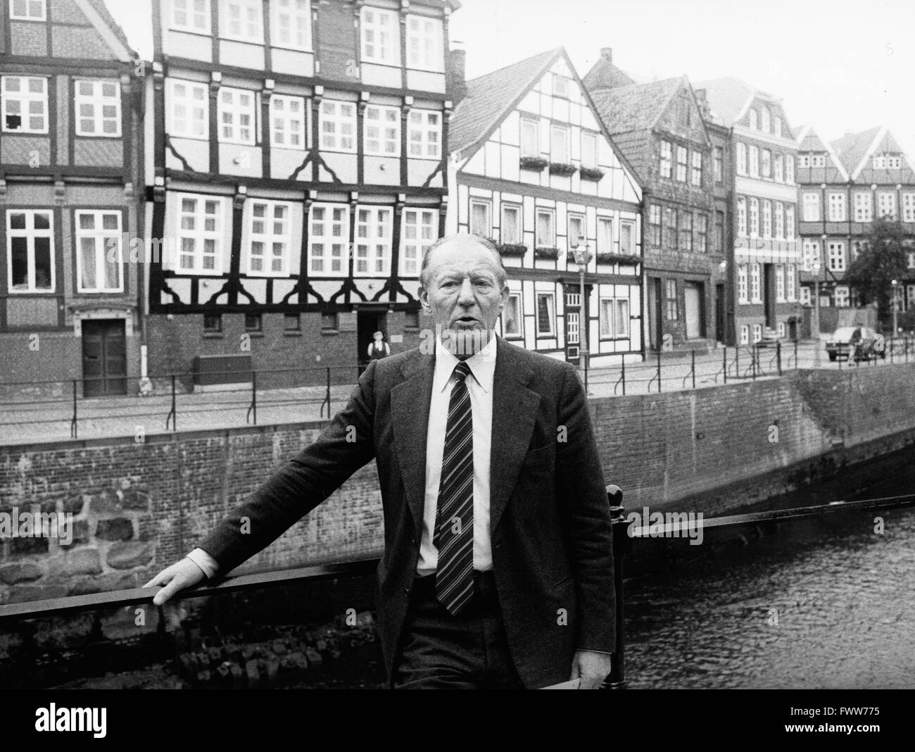 Deutscher Fernsehjournalist Peter von Zahn, Deutschland 1980er Jahre ...