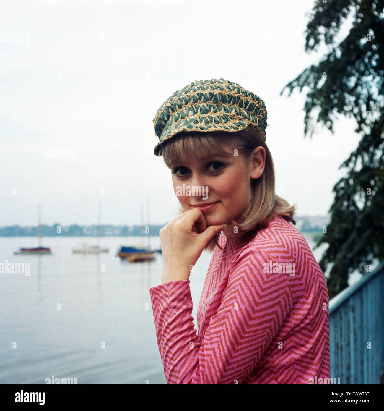 Dänische Sängerin Gitte Haenning, Deutschland 1970er Jahre. Danish ...
