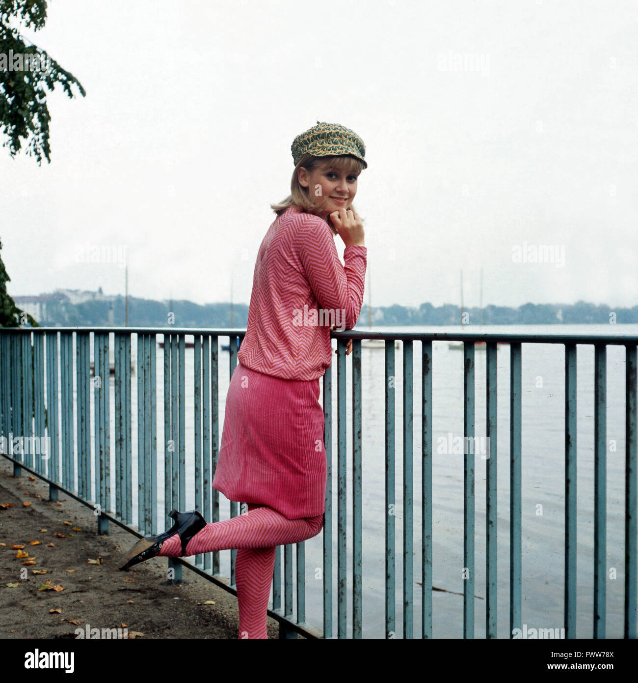 Dänische Sängerin Gitte Haenning, Deutschland 1970er Jahre. Danish ...