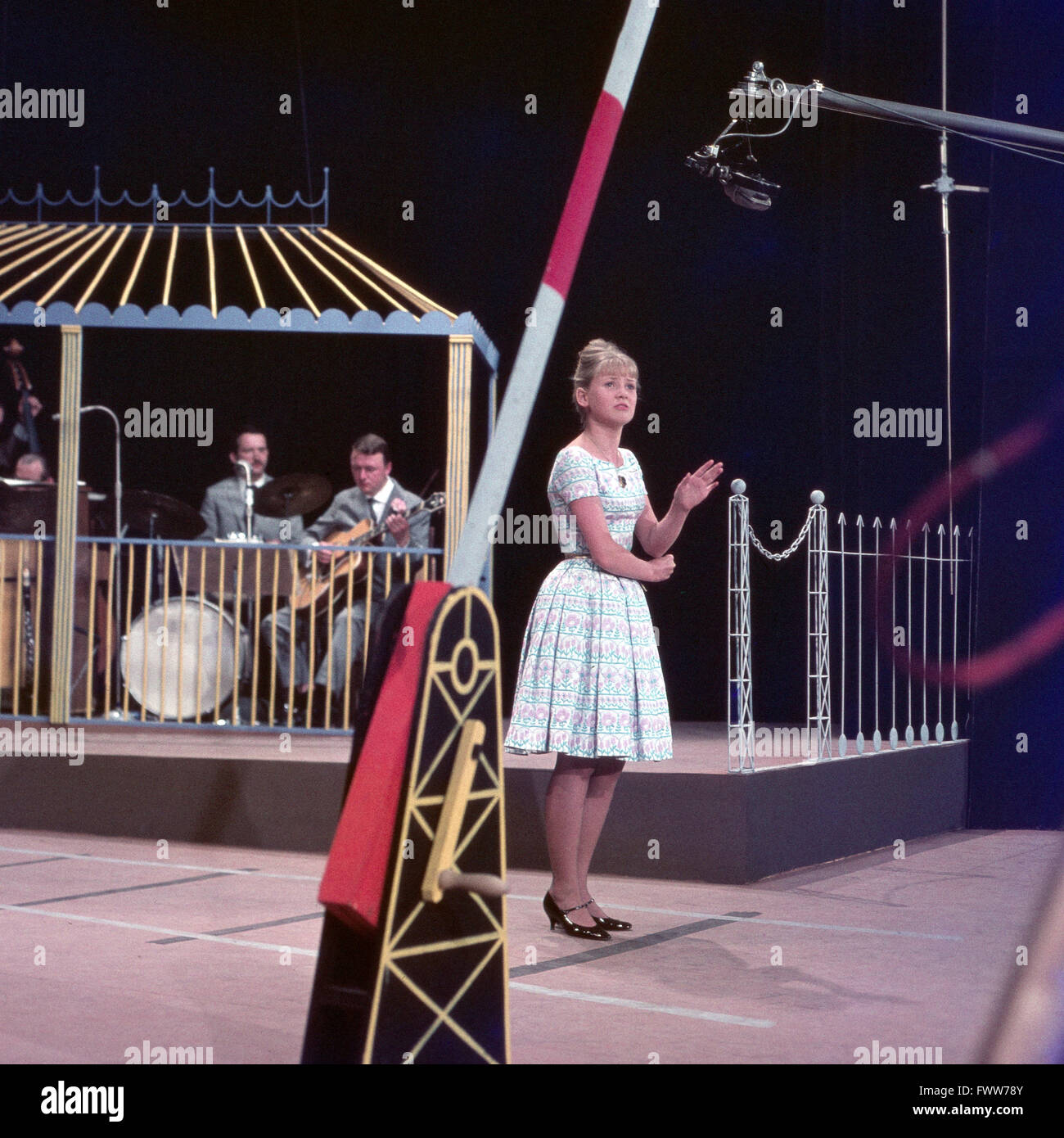 Dänische Sängerin Gitte Haenning, Deutschland 1960er Jahre. Danish ...