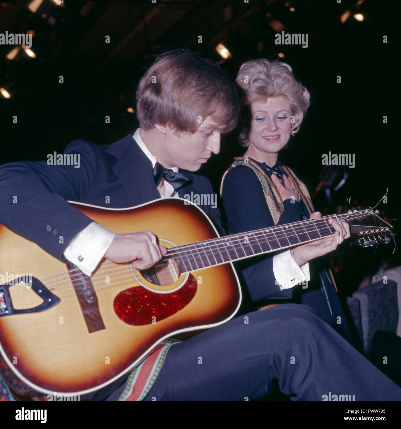 Dänische Sängerin Gitte Haenning, Deutschland 1980er Jahre. Danish ...