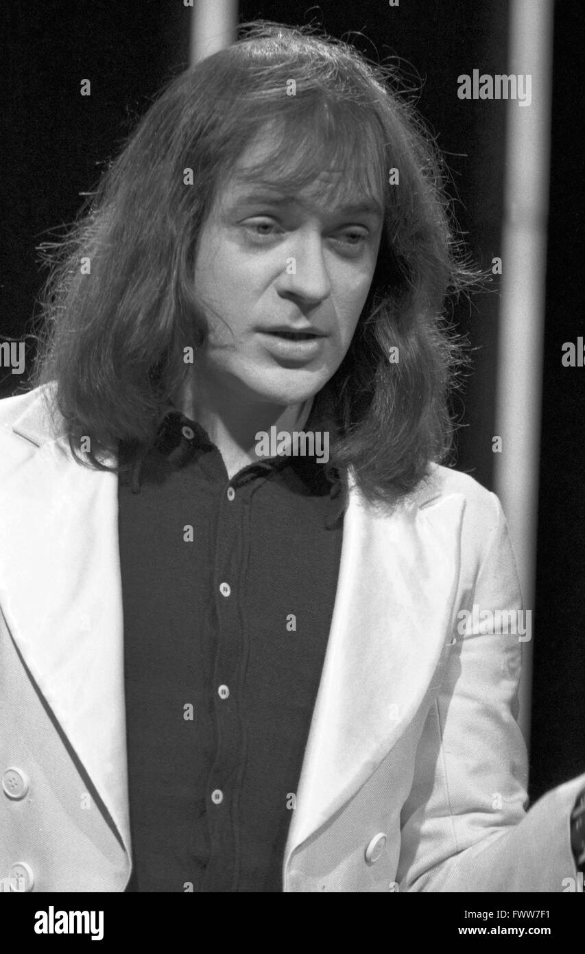 Deutscher Rocksänger Udo Lindenberg in Aktion, Deutschland 1970er Jahre ...