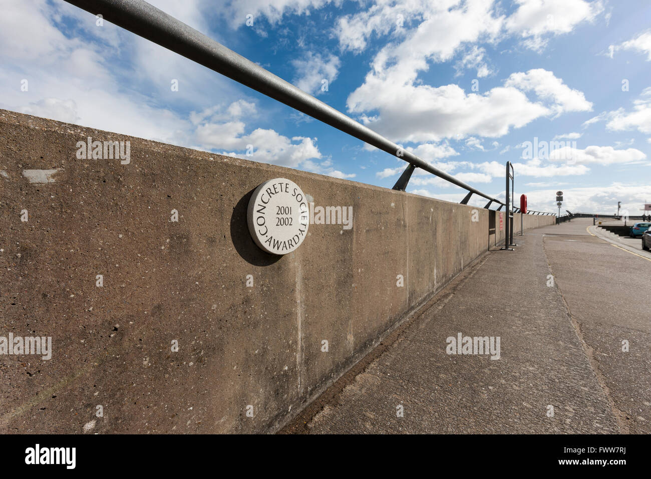 Penarth barrage and Cardiff Bay marina development Stock Photo - Alamy