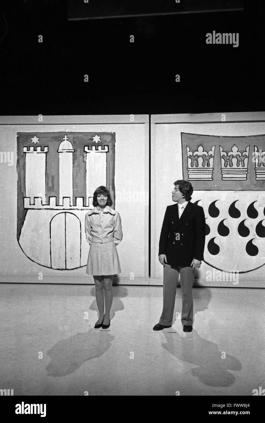 Treffem der beiden Volksschauspieler Heidi Mahler und Peter Millowitsch ...