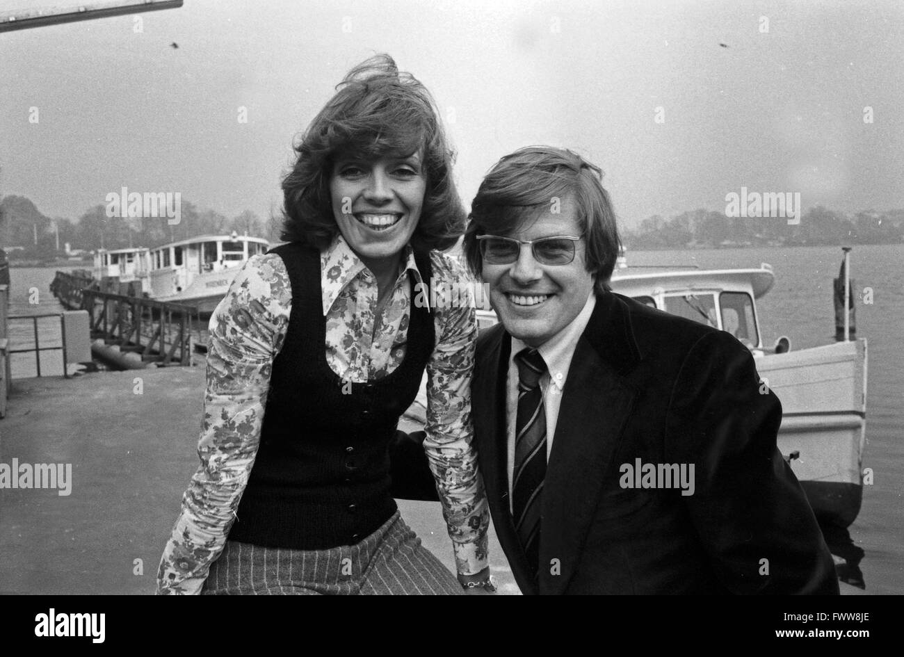 Treffem der beiden Volksschauspieler Heidi Mahler und Peter Millowitsch ...