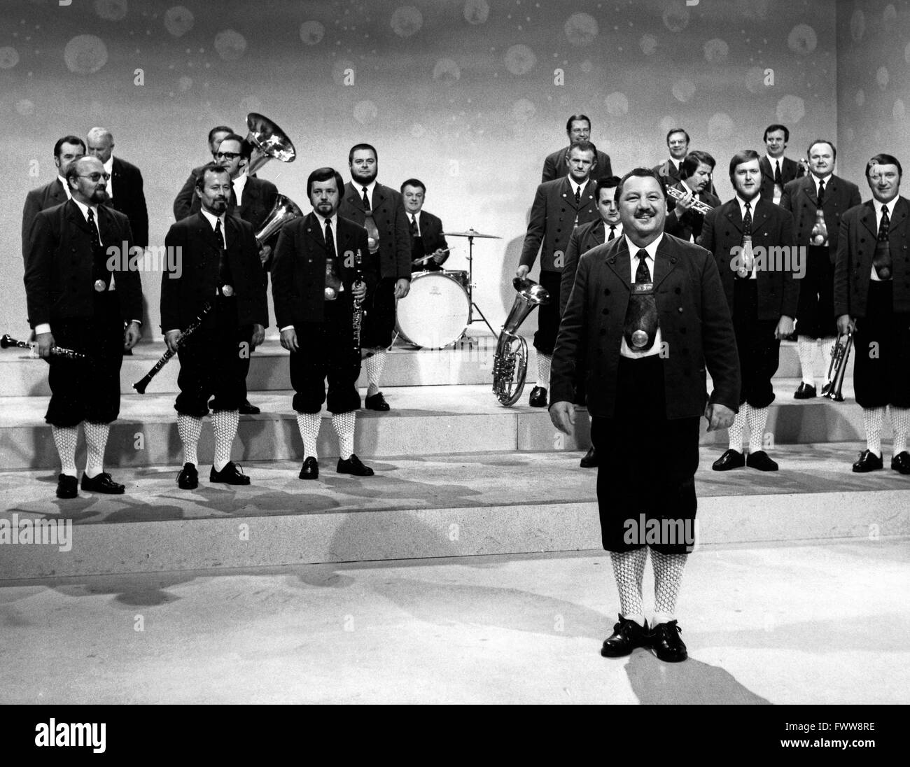 Deutscher Komponist und Dirigent Ernst Mosch und seine Original ...