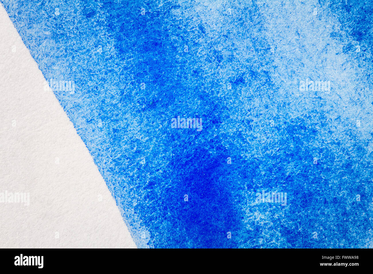 Abstract hand drawn blue watercolor paints background Stock Photo - Alamy