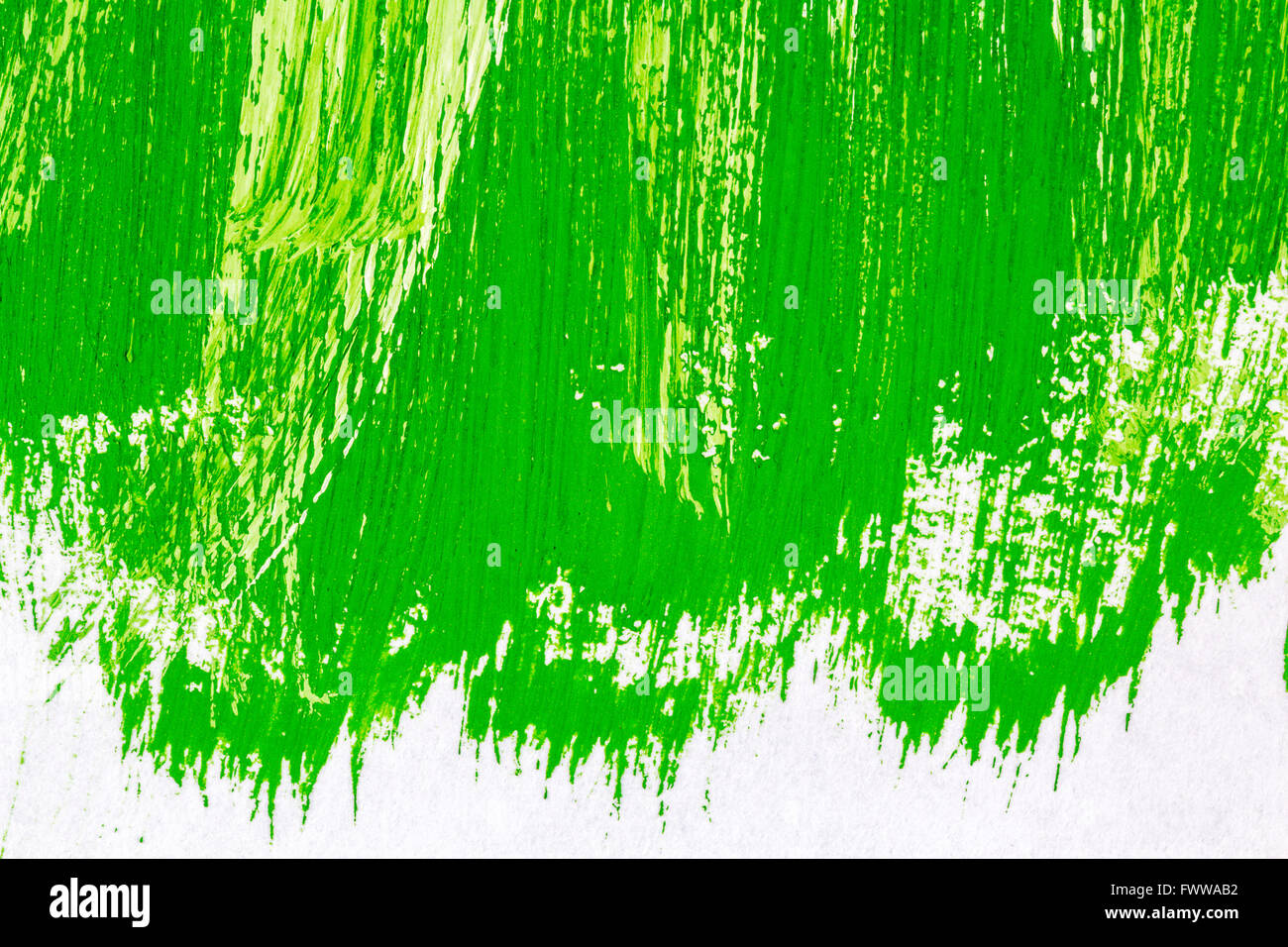 Abstract hand drawn green color acrylic background Stock Photo - Alamy