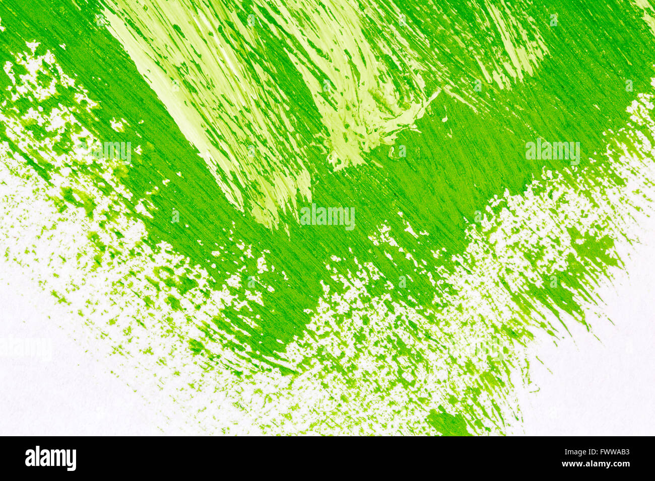 Abstract hand drawn green color acrylic background Stock Photo - Alamy