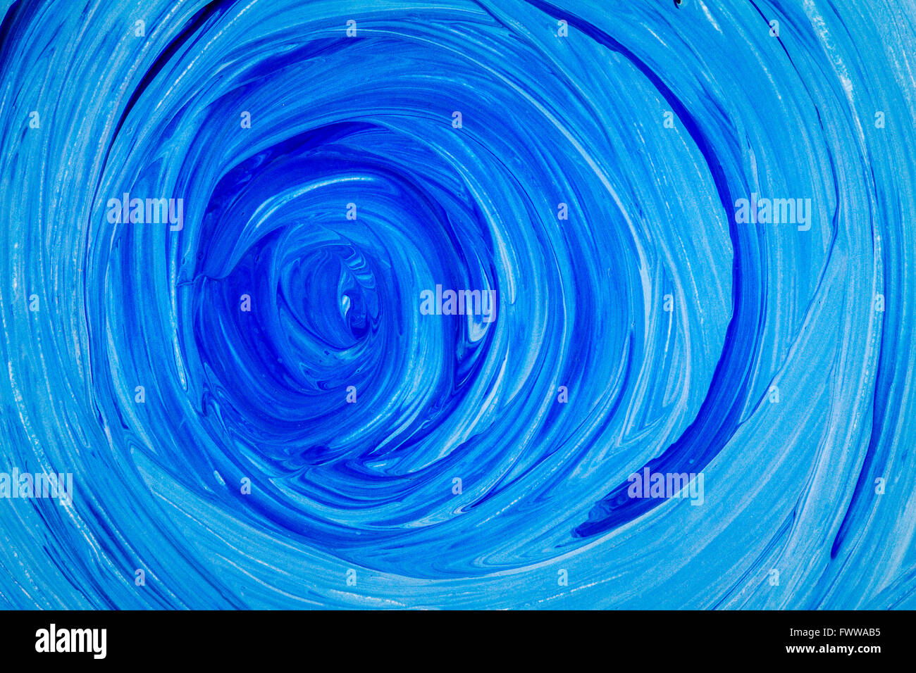 Abstract hand painted blue acrylic art background Stock Photo - Alamy