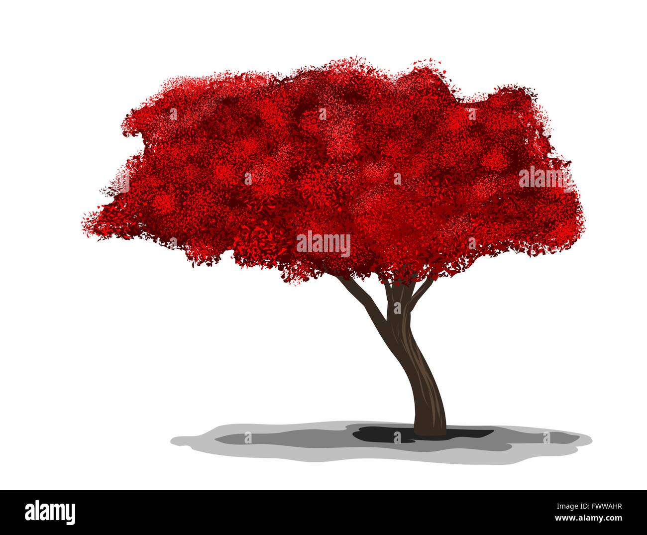 Decoration cherry blossom sakura Stock Vector Images - Alamy