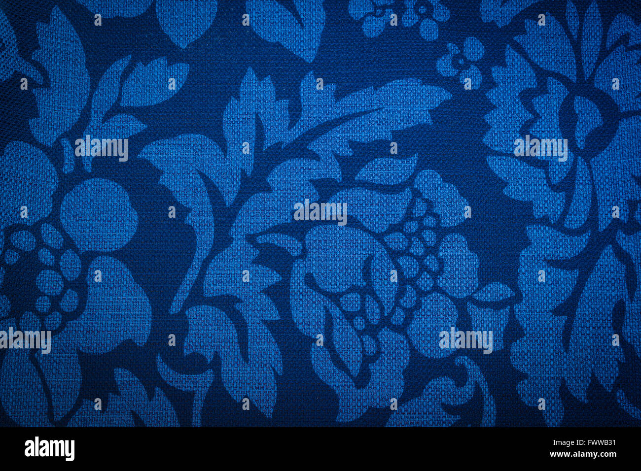 Rustic canvas fabric texture in blue color Stock Photo - Alamy