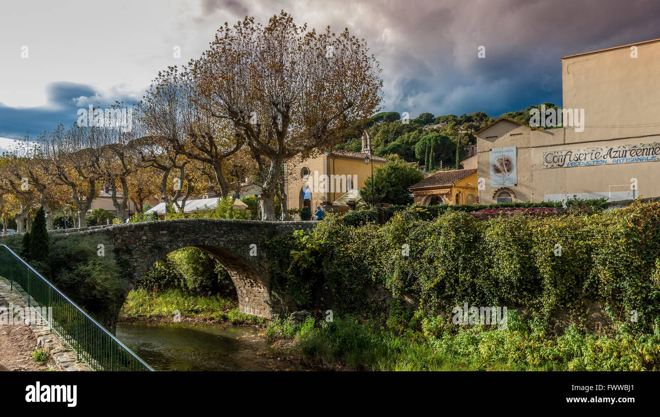 Collobrières var france Stock Photo - Alamy
