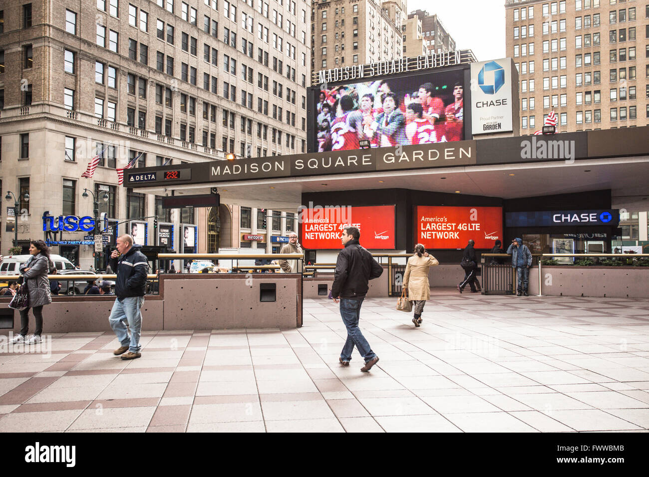 Madison square garden hi-res stock photography and images - Alamy