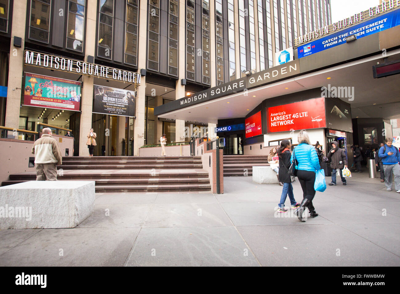 New York City, New York, USA - October 25, 2013: Exterior view of ...