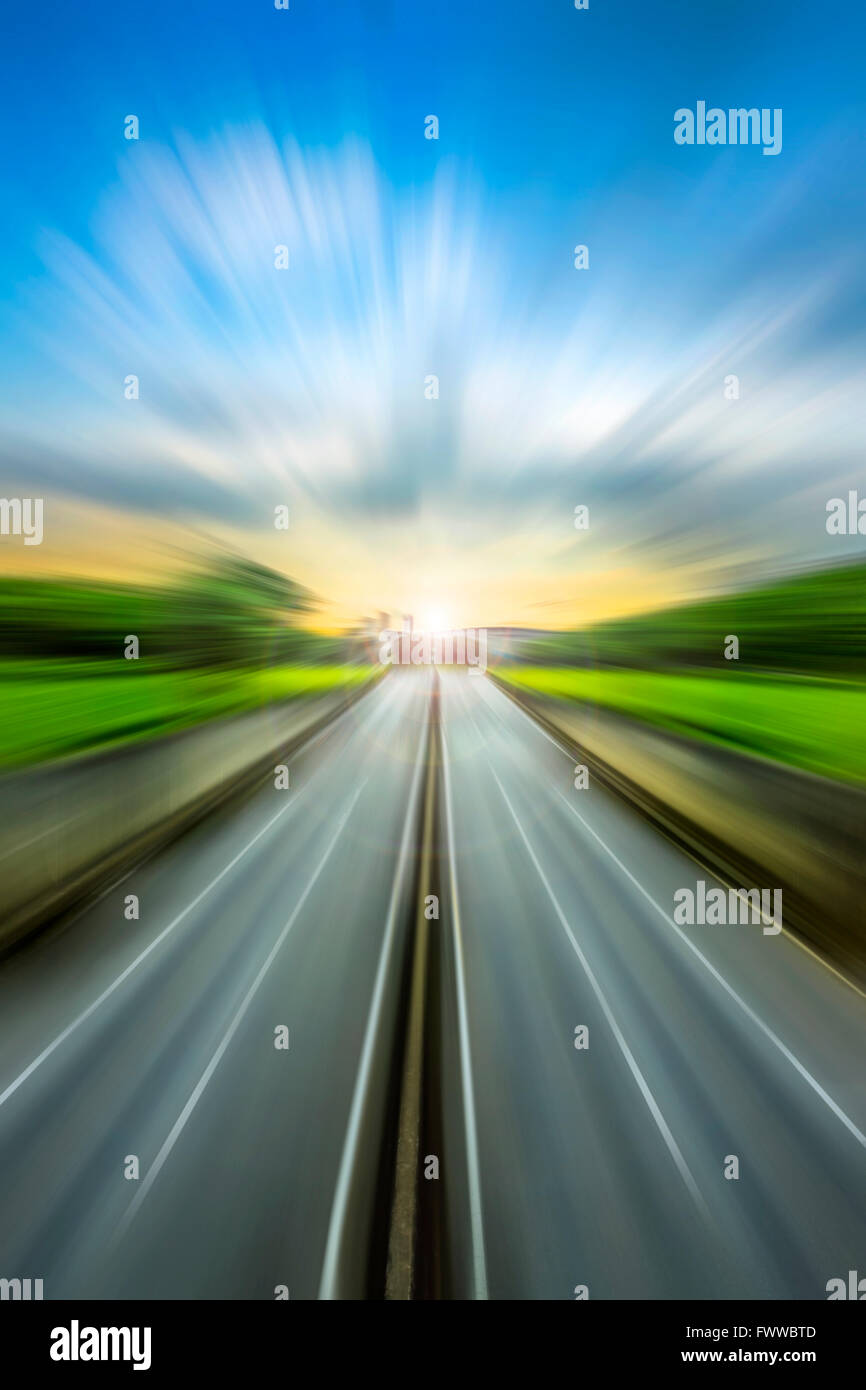 A road without a car Stock Photo - Alamy