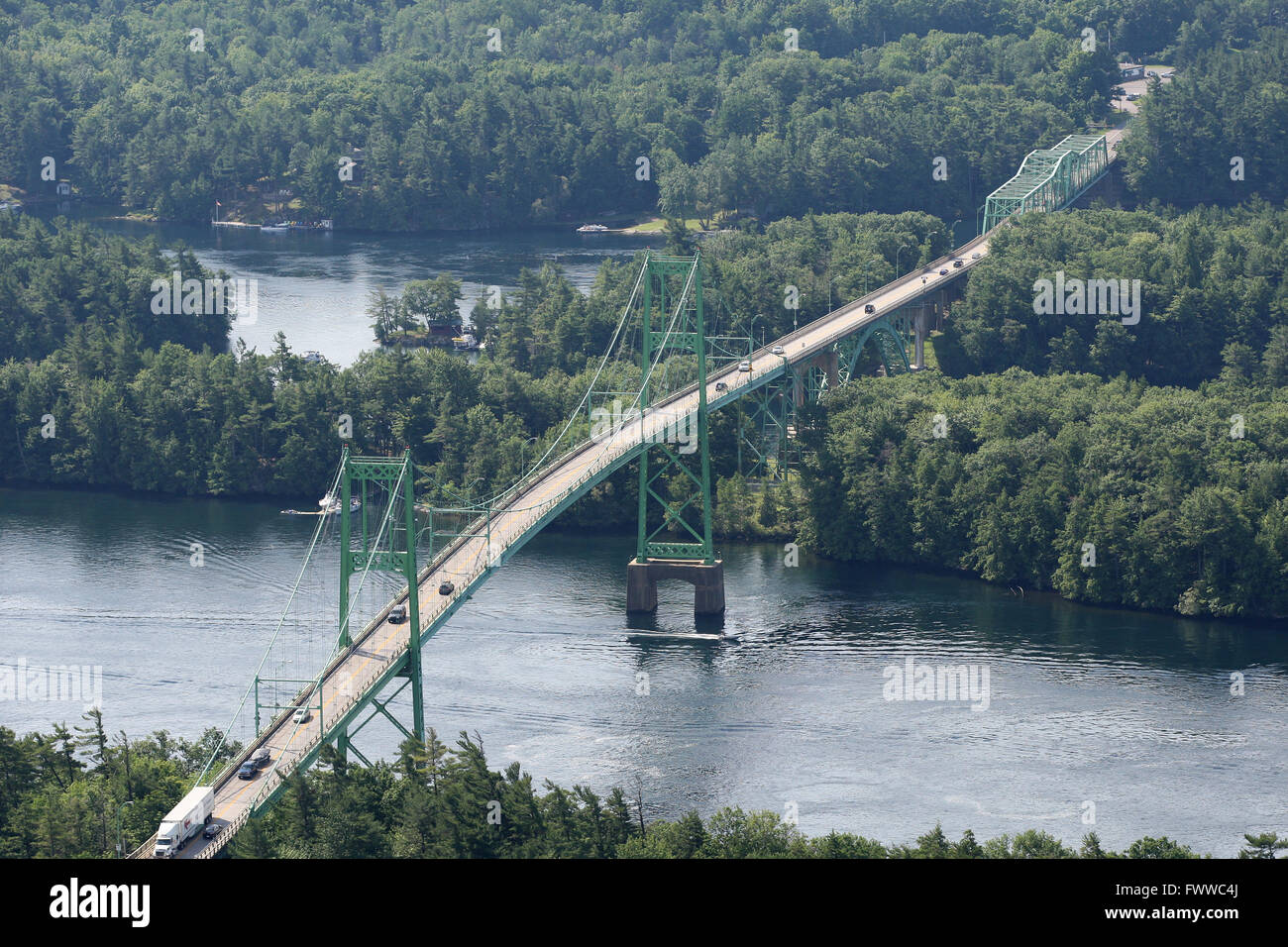 Thousand islands international bridge hi-res stock photography and ...
