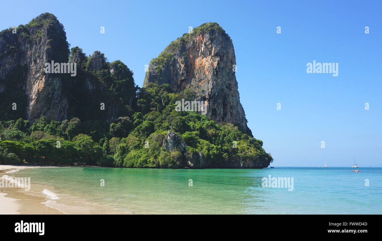 amazing nature paradise railey island in thailand Stock Photo - Alamy