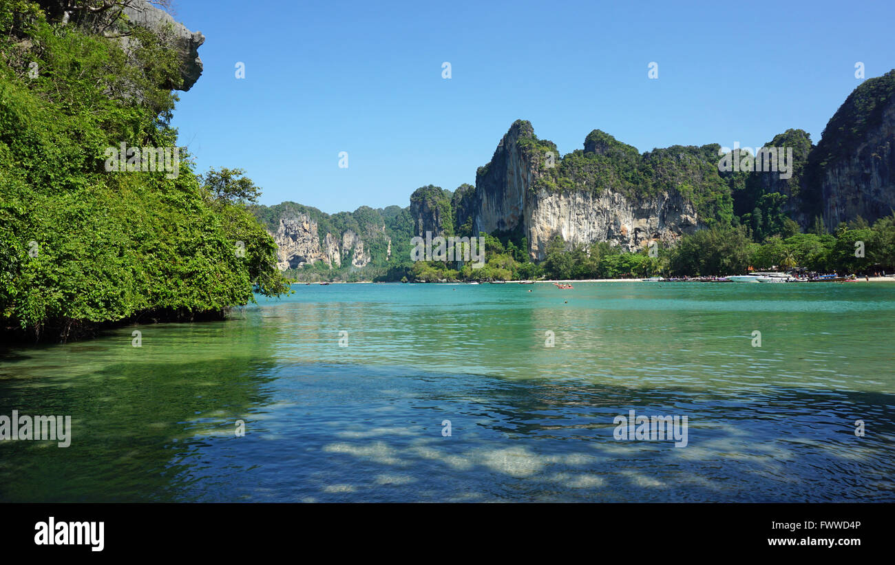 amazing nature paradise railey island in thailand Stock Photo - Alamy