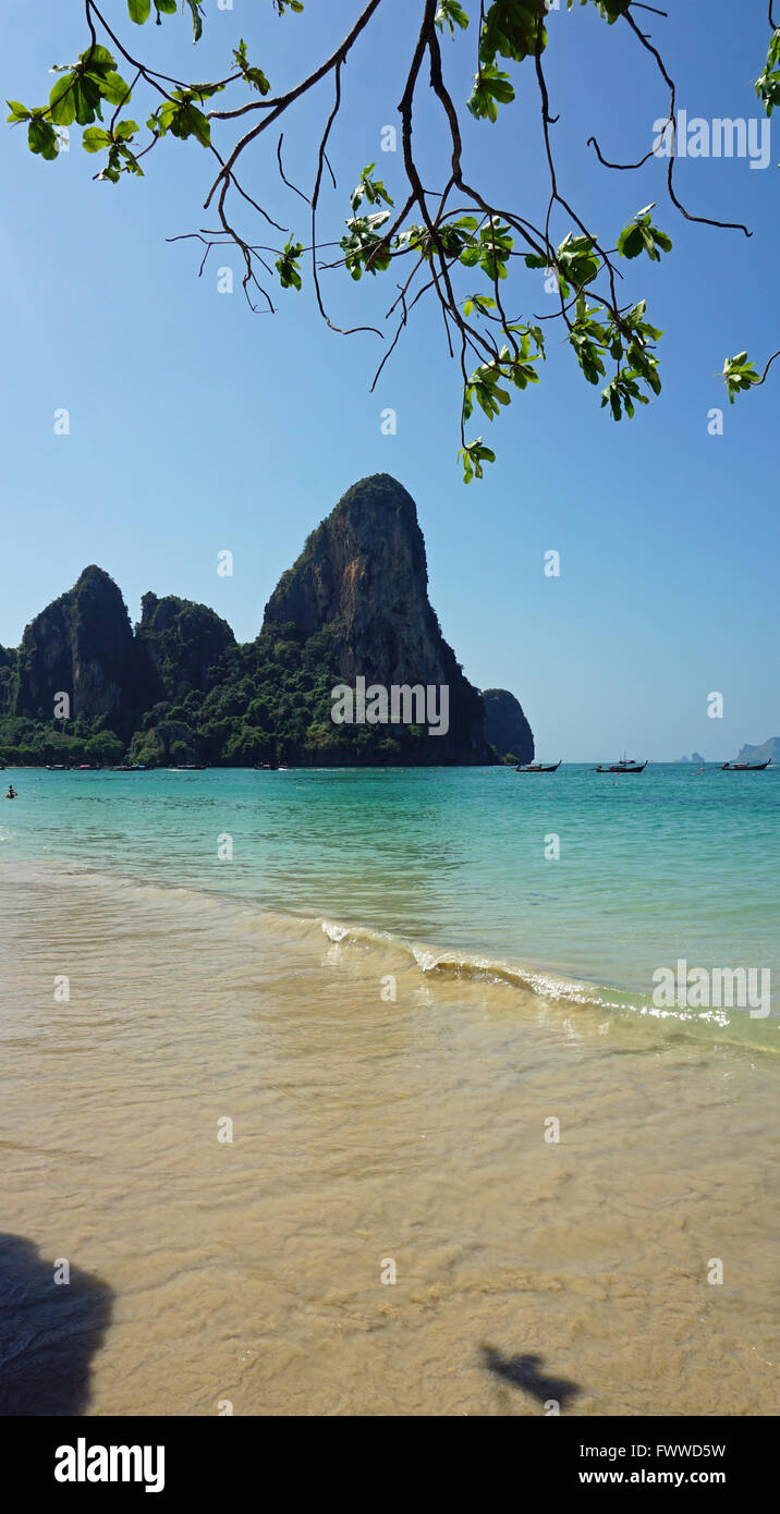 amazing nature paradise railey island in thailand Stock Photo - Alamy